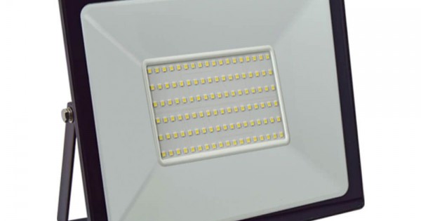 ΠΡΟΒΟΛΕΑΣ LED TREND LED 100W ΜΑΥΡΟ 6400K